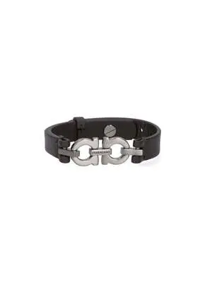 FERRAGAMO Gancini Bracelet Brown