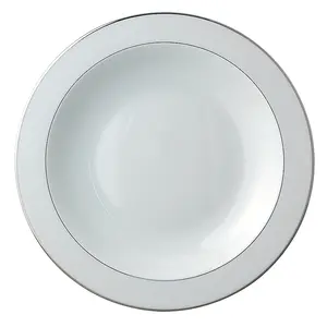 Bernardaud Cristal Deep Round Dish - White