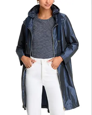Herno Techno Taffeta Parka - Navy