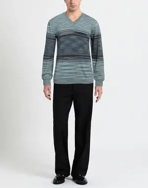 Missoni Striped Wool Sweater - Blue
