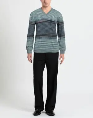 Missoni Striped Wool Sweater - Blue
