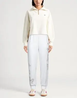 EA7 Polyester, Modal, Elastane Track Pants With Metallic Print - White