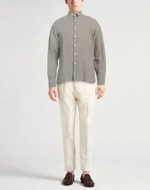 HACKETT Shirt Size Linen - Sage Green