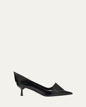 Prada Prada Modellerie Spiked Leather Pumps - Nero