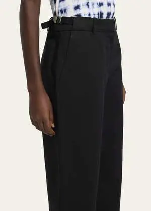 Proenza Schouler White Label Proenza Schouler Pswl Cali Cropped Wide Leg Pants