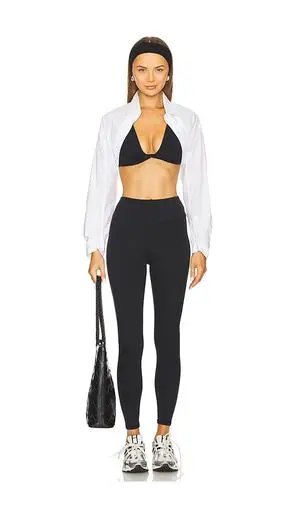 WeWoreWhat Twist Front Bra Top - Black