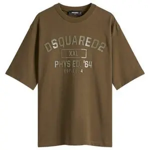 Dsquared2 Loose Fit Phys Ed T-shirt - Military Green