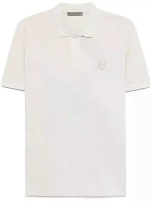 Corneliani Piqué Polo Shirt - Neutrals