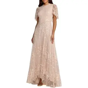 Mac Duggal MAC DUGGAL Sequin Gown Blush