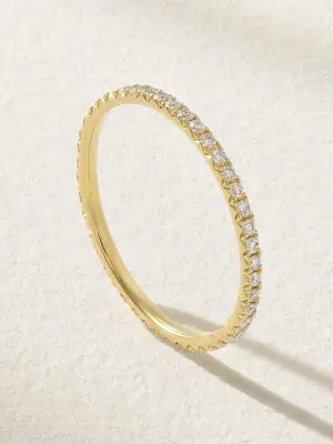 ANITA KO Eternity 18-karat Diamond Ring - Gold