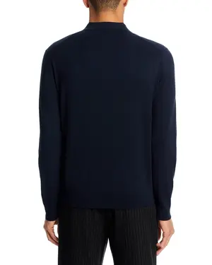 Theory Polo Quarter Zip Fine Knit