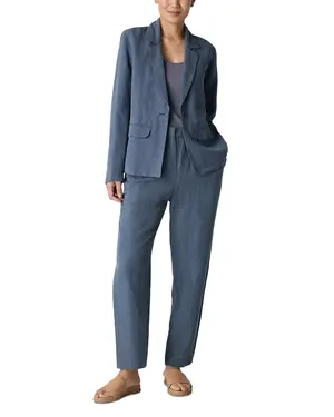 Eileen Fisher Linen & Silk Blazer