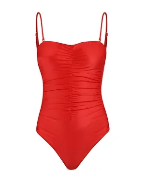 L'Agence Aubrey Shimmer One-piece Swimsuit