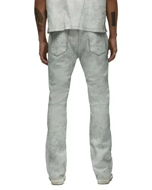 Hudson Jeans Walker Kick Flare Leather Pants