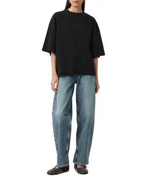ALLSAINTS Amelie Oversized Tee - Black