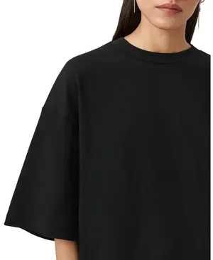ALLSAINTS Amelie Oversized Tee - Black