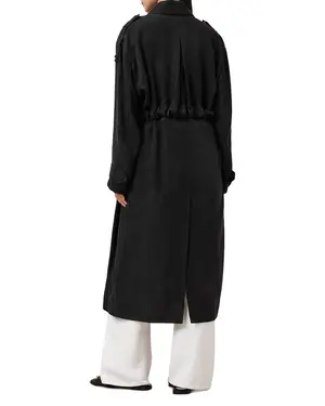 ALLSAINTS Linnie Trench Coat - Black