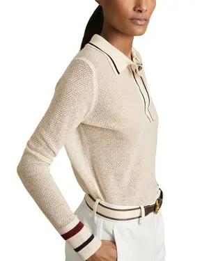 REISS Cece Tipped Polo