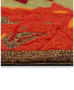 LUSH DECOR Liora Manne Ravella Falling Leaves Runner Area Rug, 2' X 8