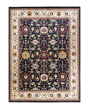 Bloomingdale'S Mogul M1316 Area Rug, 9'1 X 12'1 - Black