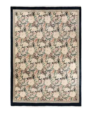 Bloomingdale'S Mogul M1020 Area Rug, 9' X 12'7 - Black