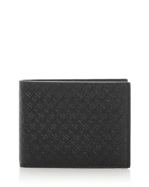 FERRAGAMO Gancini Leather Bifold Wallet - Nero