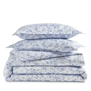 SKY Meadow Sateen Duvet Cover Set, Full/queen Exclusive - Blue