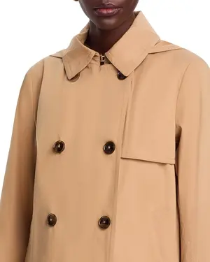 Herno Short Trench Coat - Camel