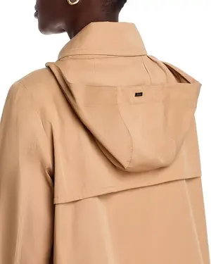 Herno Short Trench Coat - Camel