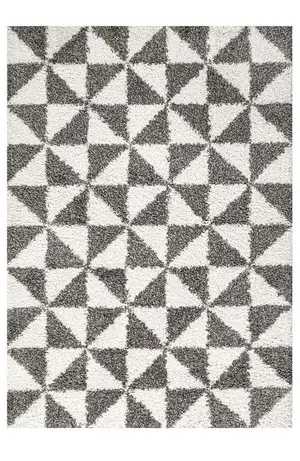 JONATHAN Y Alcudia Geometric Shag Area Rug