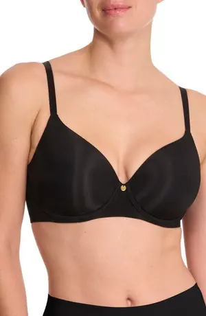 Natori Cloud Comfort Full Fit Back Smoothing T-shirt Bra Black