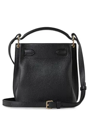Mulberry Mini Islington Leather Bucket Bag - Black
