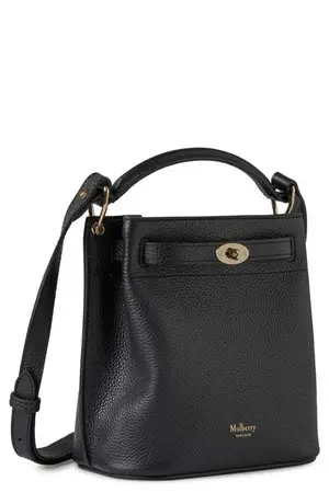 Mulberry Mini Islington Leather Bucket Bag - Black