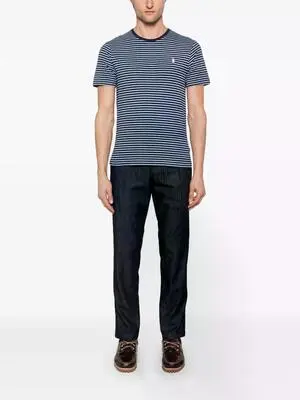 Polo Ralph Lauren Striped Cotton T-shirt - Blue