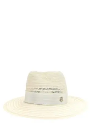 MAISON MICHEL Virginie Hat - White
