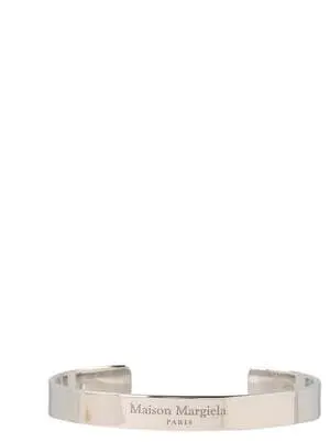 MAISON MARGIELA Logo Bangle - Silver