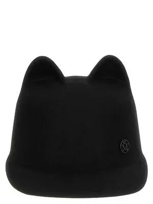 MAISON MICHEL Jamie Felt Hat - Black