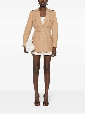 Max Mara Cotton Canvas Trench Coat