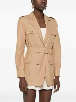 Max Mara Cotton Canvas Trench Coat