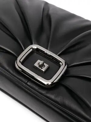 ROGER VIVIER Viv' Choc Leather Clutch