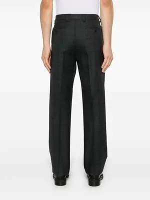 Prada Prince Of Wales Check Cotton Trousers