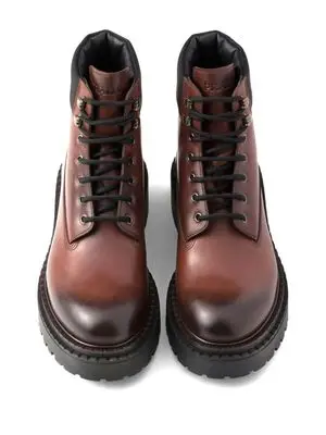 Prada Re Nylon And Leather Boots