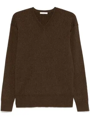 THE ROW Cashmere Blend V-neck Sweater