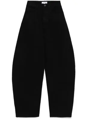 Alaïa Round Denim Cotton Jeans