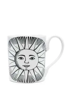 FORNASETTI Mug Sole - White