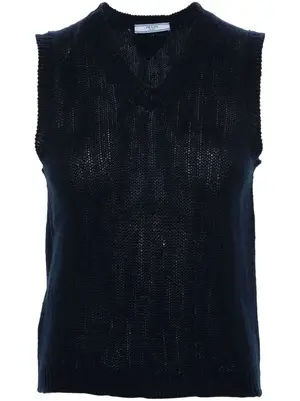 Prada Cashmere Vest - Blue