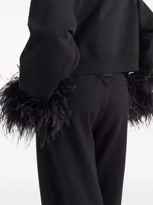 Prada Feathered Sweatpants