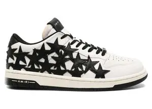 Amiri Stars Low Top Sneakers - White/black