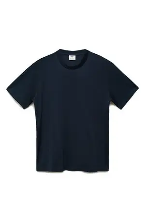 Mango Regular Fit Cotton T-shirt - Navy