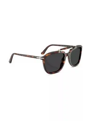 Persol Tortoiseshell Square Frame Sunglasses